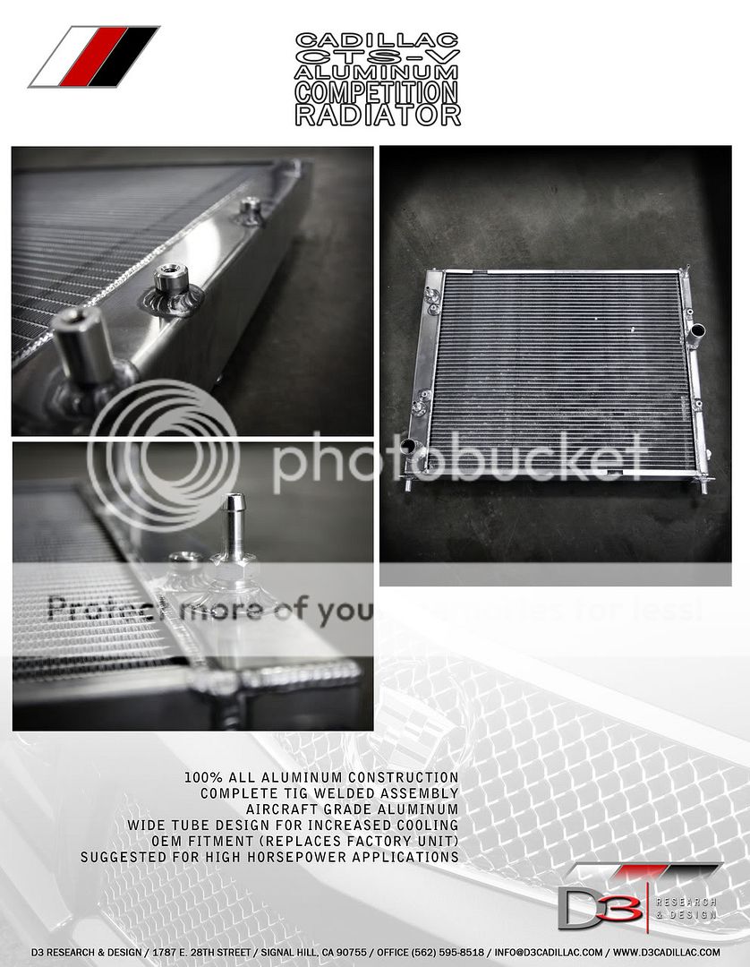 Competition Aluminum Radiator (Keep your cool!) | Cadillac Owners Forum