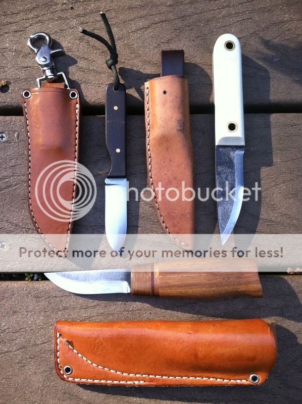 FS- Gossman PSK Jr., Griffith RD Puukko and a a scandi carver ...