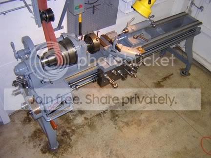 completed 1905 Bradford lathe